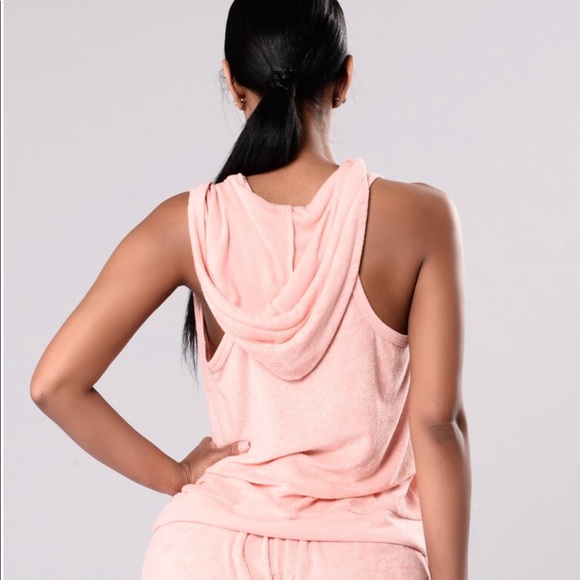 Fashion Nova | Tops | Hooded Soft Terry Tank Top | Poshmark